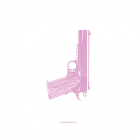 Pink Gun Background