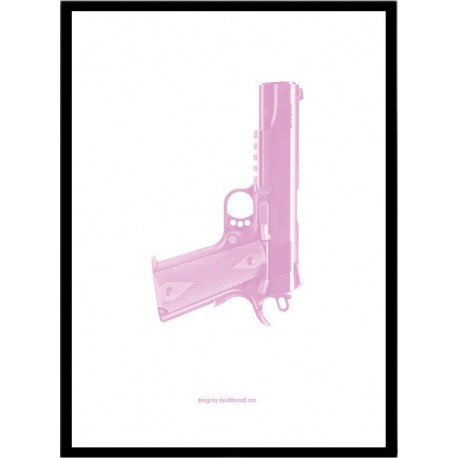 Pink Gun Wallpaper